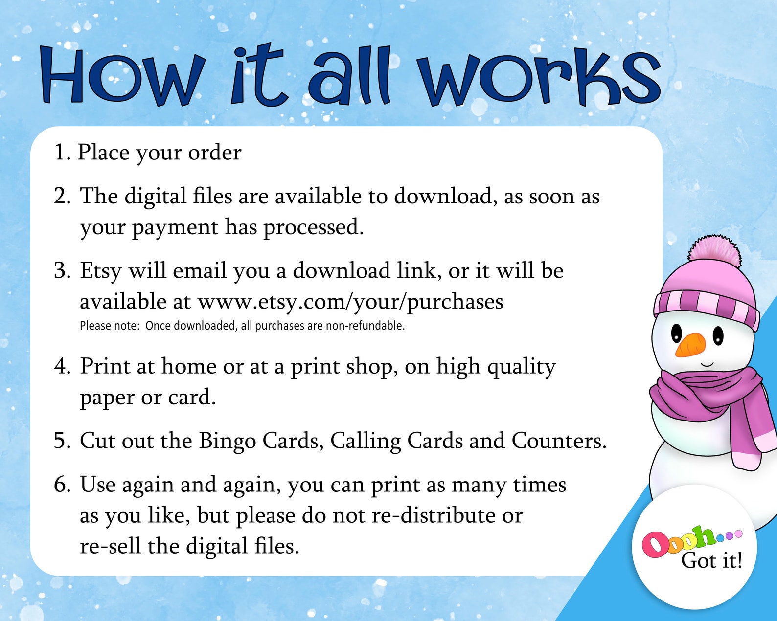Snowman Bingo 30 Printable Bingo Cards a Festive Kids Winter - Etsy