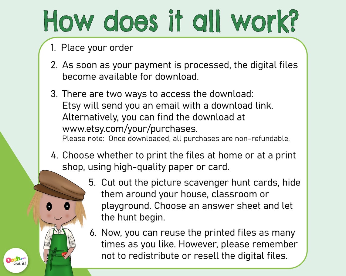 Fruit & Vegetable Picture Scavenger Hunt, a Fun Printable Healthy ...