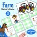 Farm Animal Memory Game, a Printable Picture Matching Card Game for ...