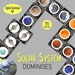 Solar System Dominoes, a Printable Picture Matching, Space Game for ...