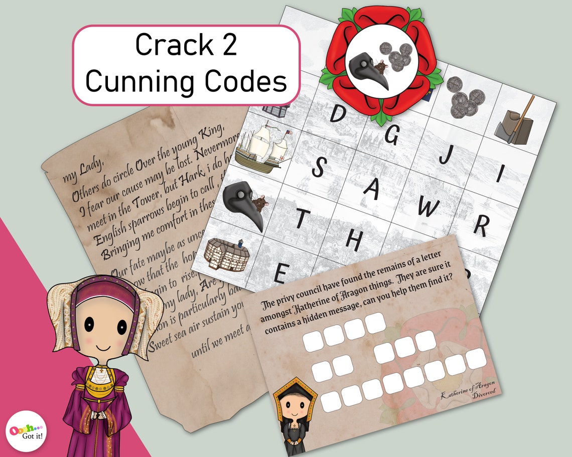 Tudor Treasure Hunt, a British History Educational Party Game, a ...