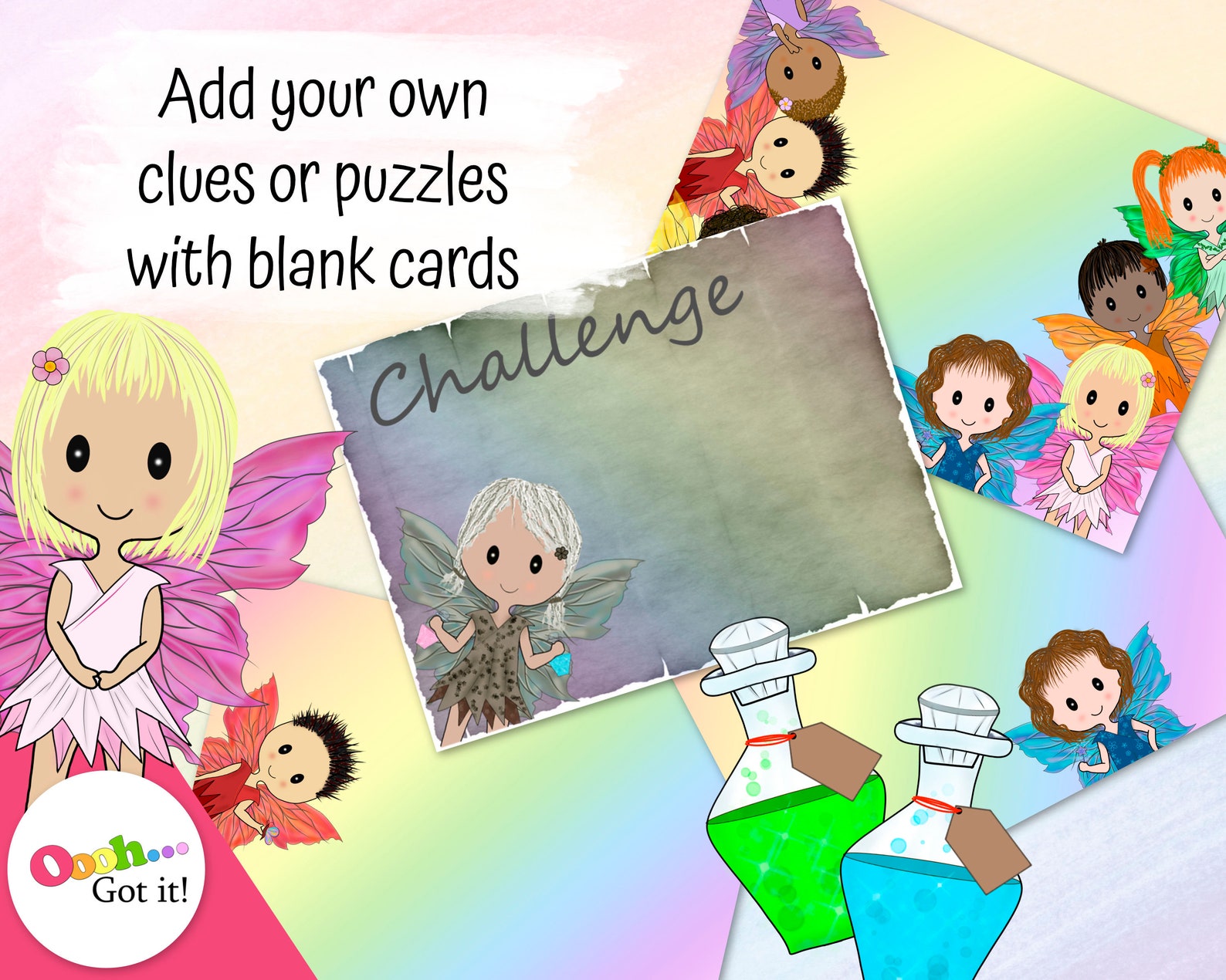 Fairy Treasure Hunt a Printable Indoor Scavenger Hunt With | Etsy UK