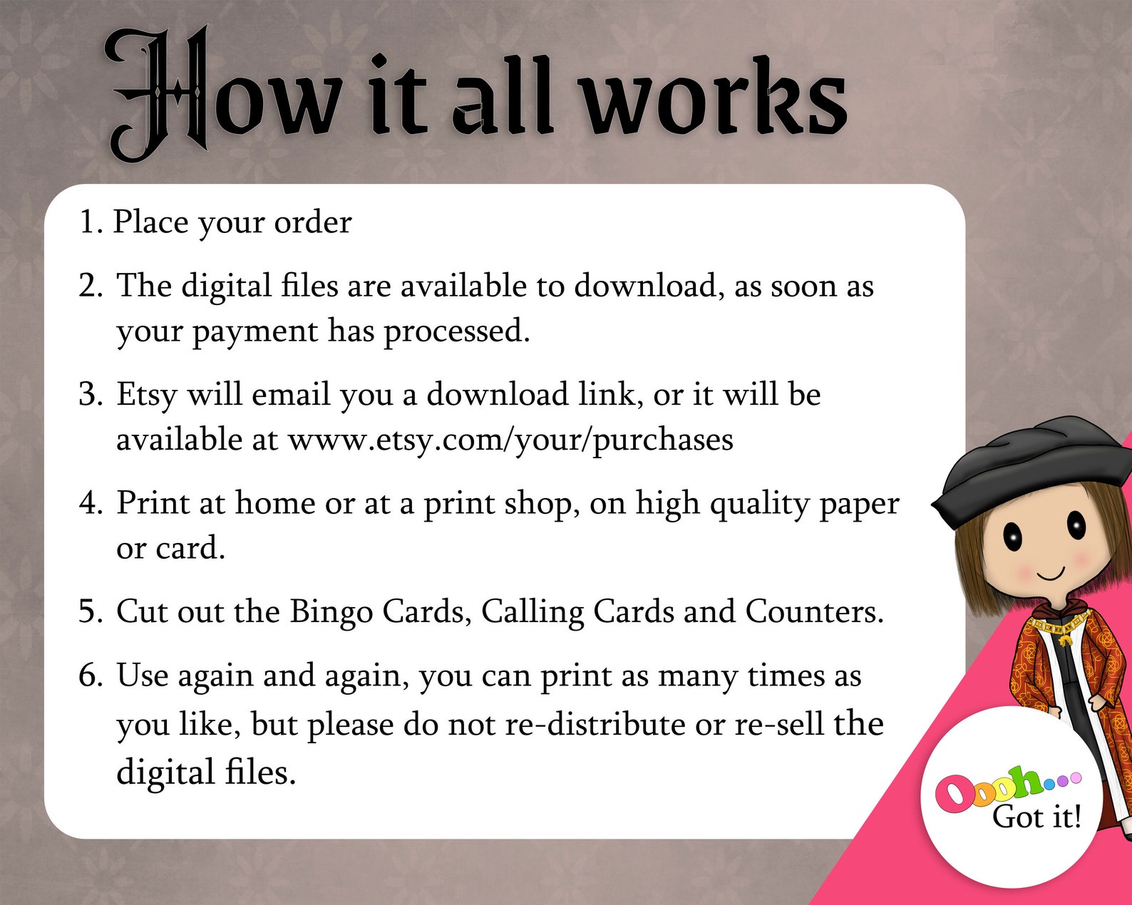 The Tudors Bingo a British History Game Featuring Henry VIII - Etsy UK