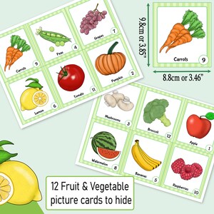 Fruit & Vegetable Picture Scavenger Hunt, a Fun Printable Healthy ...