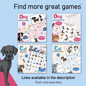 Dog Bingo, 30 Printable Puppy Cards, a Boys 2nd Birthday Party Game, a ...