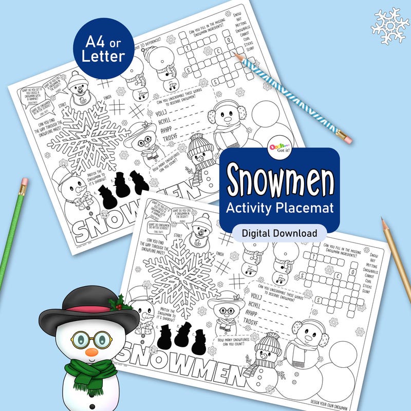 Winter Placemats - Etsy