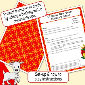 Chinese Zodiac Memory Card Game, a Printable Lunar New Year Picture ...