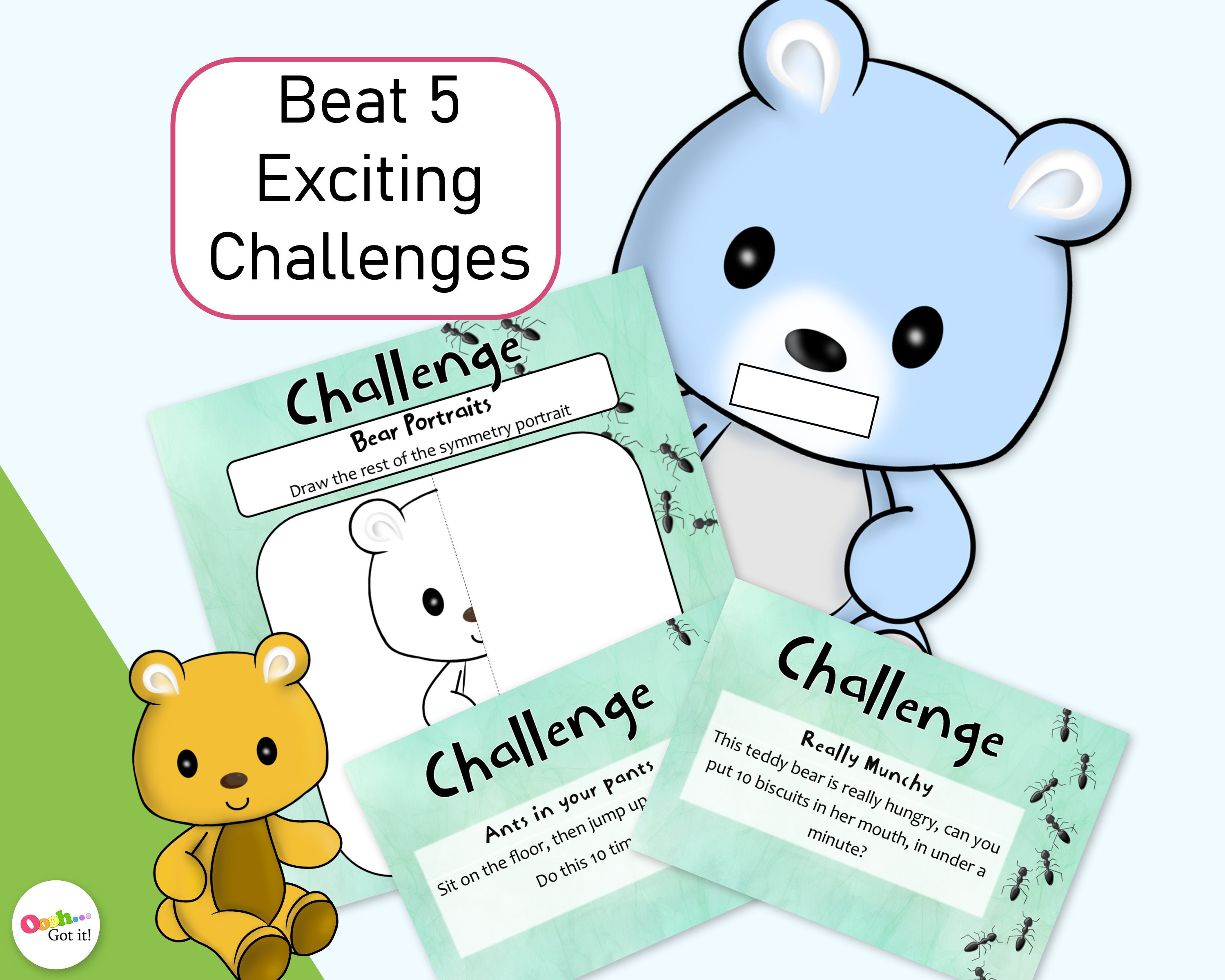 Teddy Bear Treasure Hunt, a Easy Indoor/outdoor Adventure for Younger ...