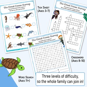 Under the Sea Picture Scavenger Hunt, a Printable Education & Fun Ocean ...