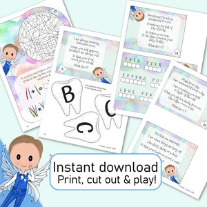 Tooth Fairy Treasure Hunt, a Printable Indoor, Lost Baby Teeth ...