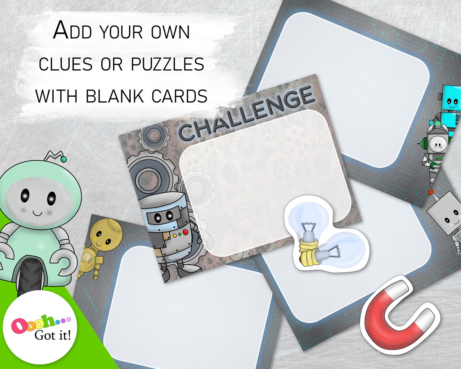 Robot Treasure Hunt Indoor Printable Scavenger Hunt Family - Etsy UK
