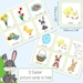 Easter Scavenger Hunt, a Printable Easter Egg Picture Matching Family ...