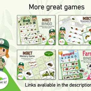 Bug Dominoes a Printable Creepy Crawly Party Game a Insect - Etsy UK
