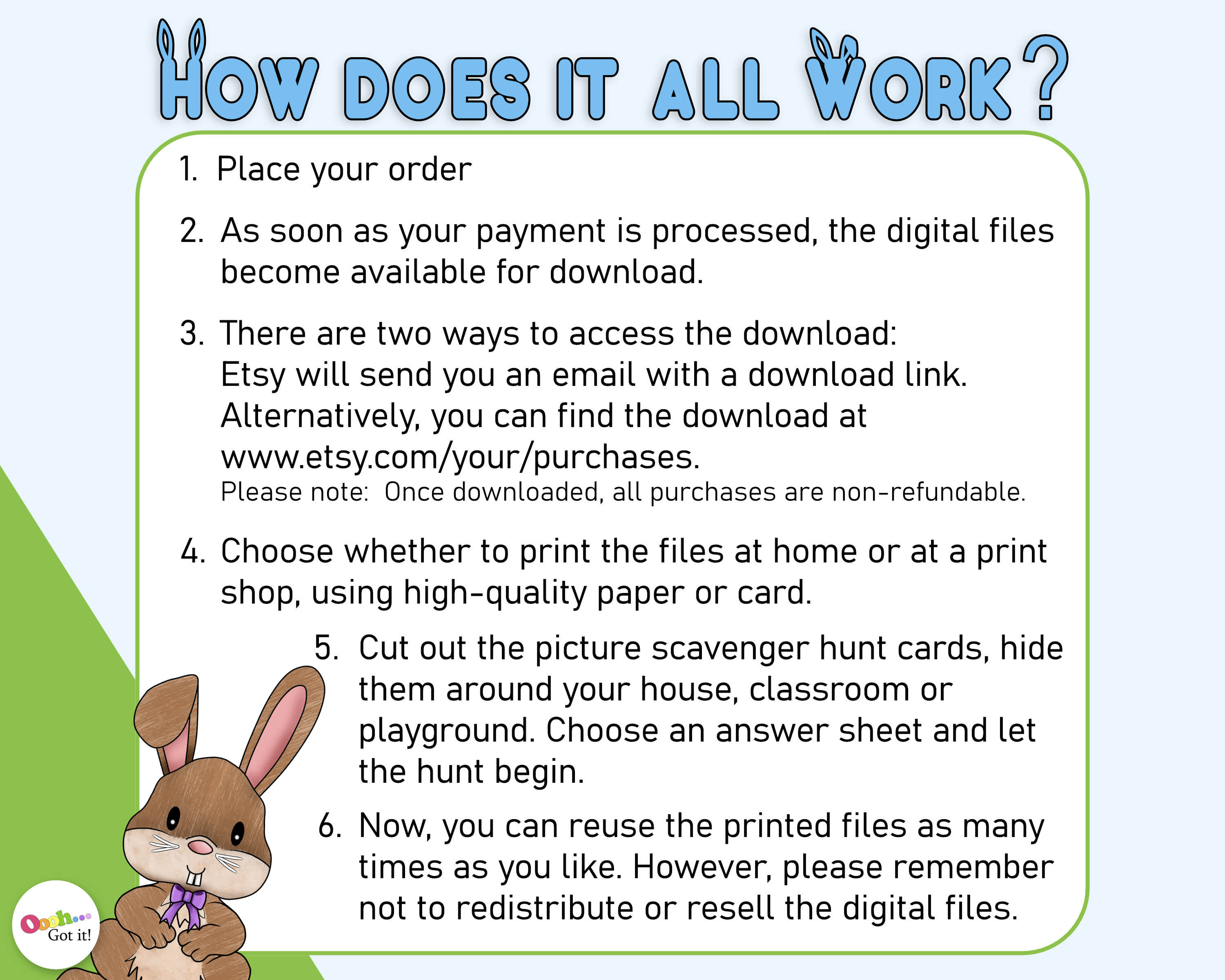 Easter Scavenger Hunt, a Printable Easter Egg Picture Matching Family ...