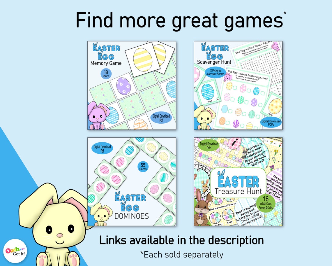 Easter Egg Bingo, a Printable Kids Activity, Spring Family Game, for a ...