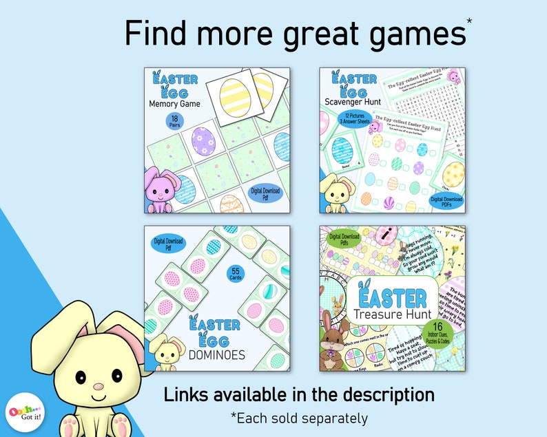 Easter Egg Bingo, a Printable Kids Activity, Spring Family Game, for a ...