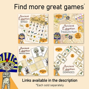 Ancient Egypt Picture Scavenger Hunt a Printable Egyptian - Etsy