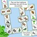 Zoo Dominoes - A Fun Printable Wild Jungle Animal Matching Game for ...