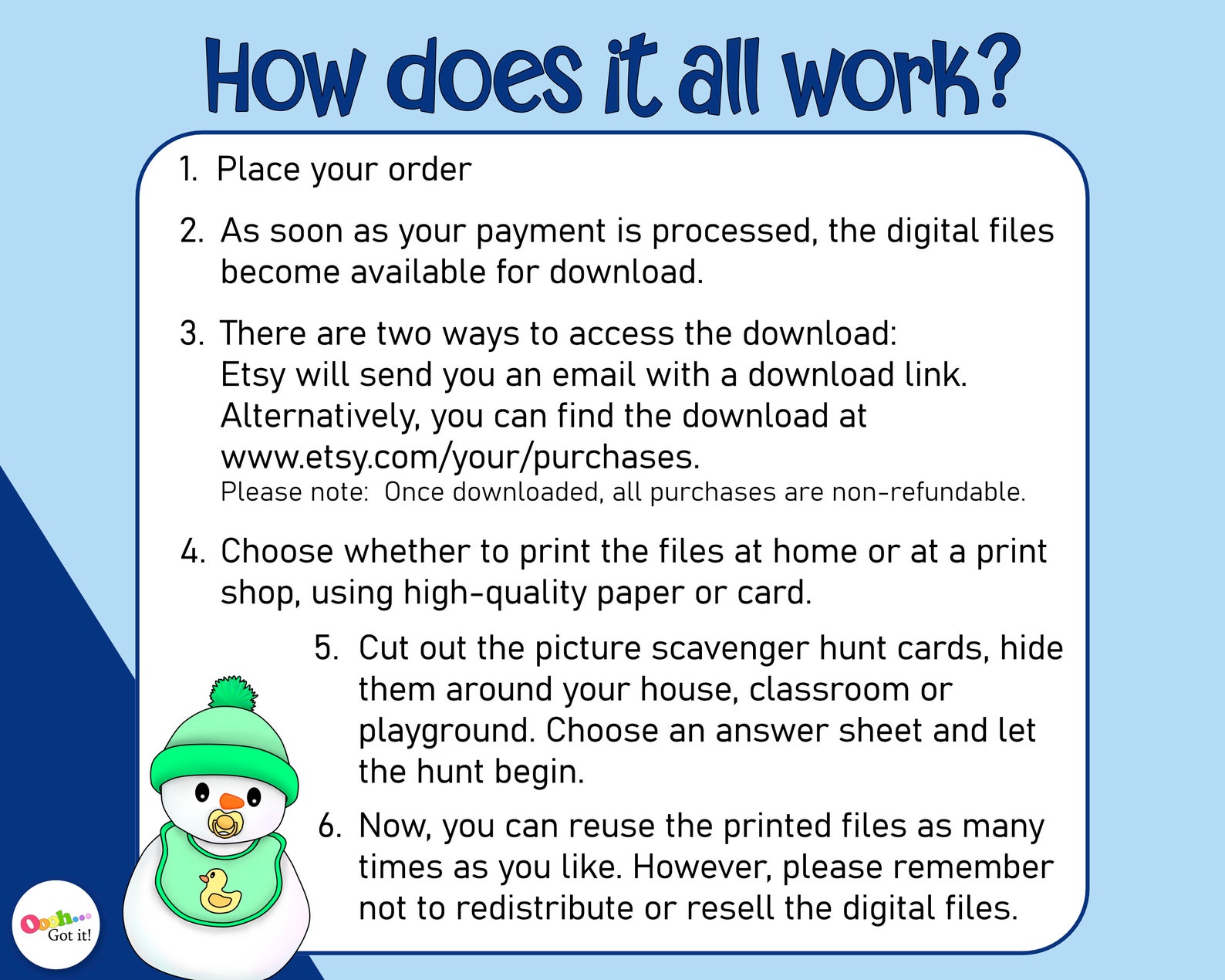 Snowmen Picture Scavenger Hunt, a Printable Hide & Seek Winter Game for ...