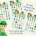 St. Patrick's Day Bingo, a Printable Leprechaun Game, a Irish Shamrock ...
