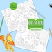 Dragon Placemat, a Printable Birthday Party Activity Sheet for Kids, a ...