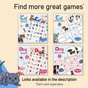 Kitty Cat Picture Scavenger Hunt, a Printable Hide & Seek Game for Kids ...