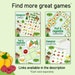 Fruit & Vegetable Picture Scavenger Hunt, a Fun Printable Healthy ...