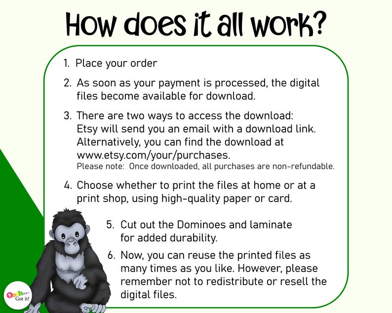 Rainforest Animal Dominoes – A Fun Printable Jungle Wildlife Picture ...