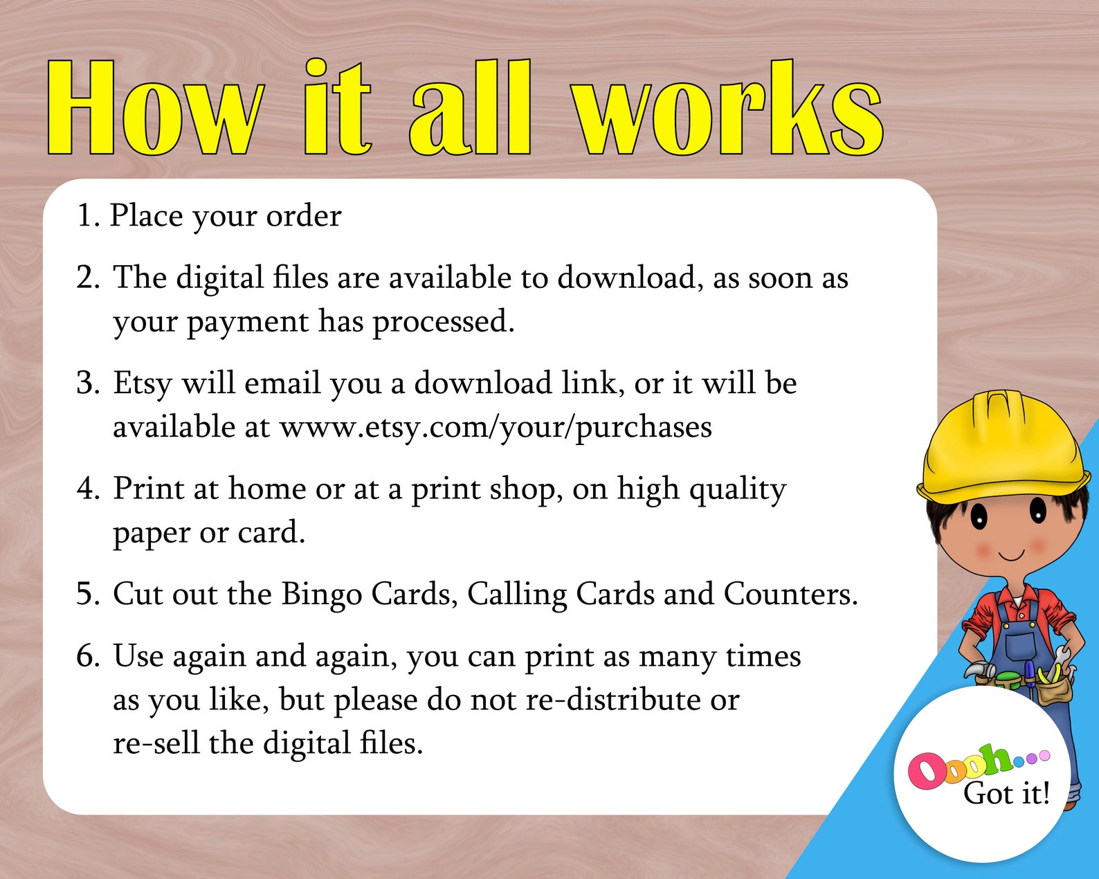 Toolbox Bingo a Printable Construction Party Game 30 Bingo - Etsy