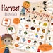 Fall Scarecrow Bingo Game, a Printable Kids Activity, a Family Game ...