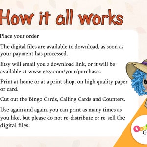 Fall Scarecrow Bingo Game a Printable Kids Activity a Family - Etsy