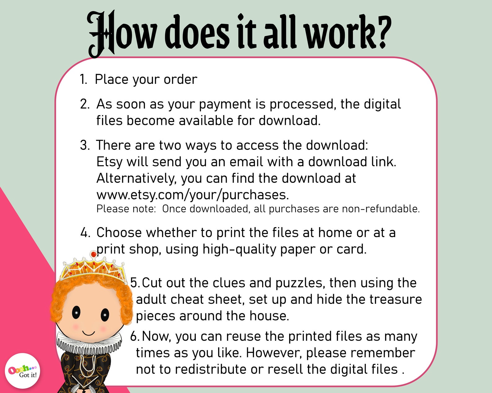 Tudor Treasure Hunt, a British History Educational Party Game, a ...