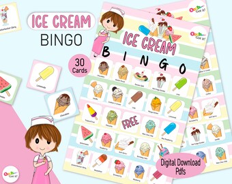 Kids Ice Cream Club Journal Printables Fun Summer Activity - Etsy