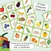 Fruit & Vegetable Bingo Cards, a Greengrocer, Farmers Market Printable ...