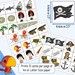 Pirate Memory Card Game, a Printable Picture Matching Game for Toddlers ...
