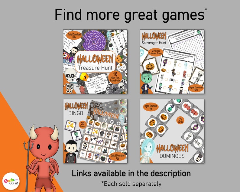 Halloween Memory Cards, a Printable Picture-matching Game for Toddlers ...