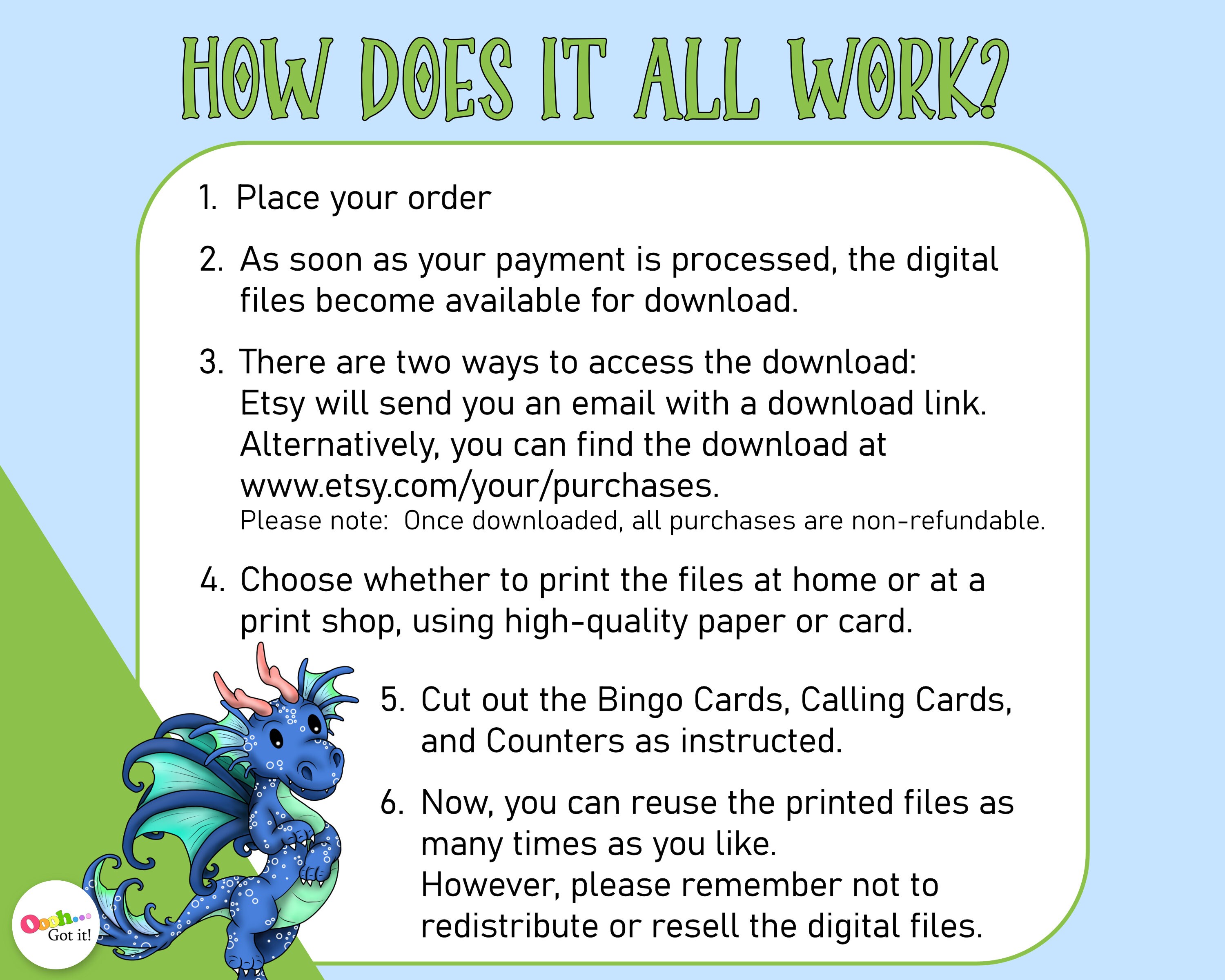 Dragons Bingo, 30 Printable Bingo Cards, a Fantasy Dragon & Medieval ...