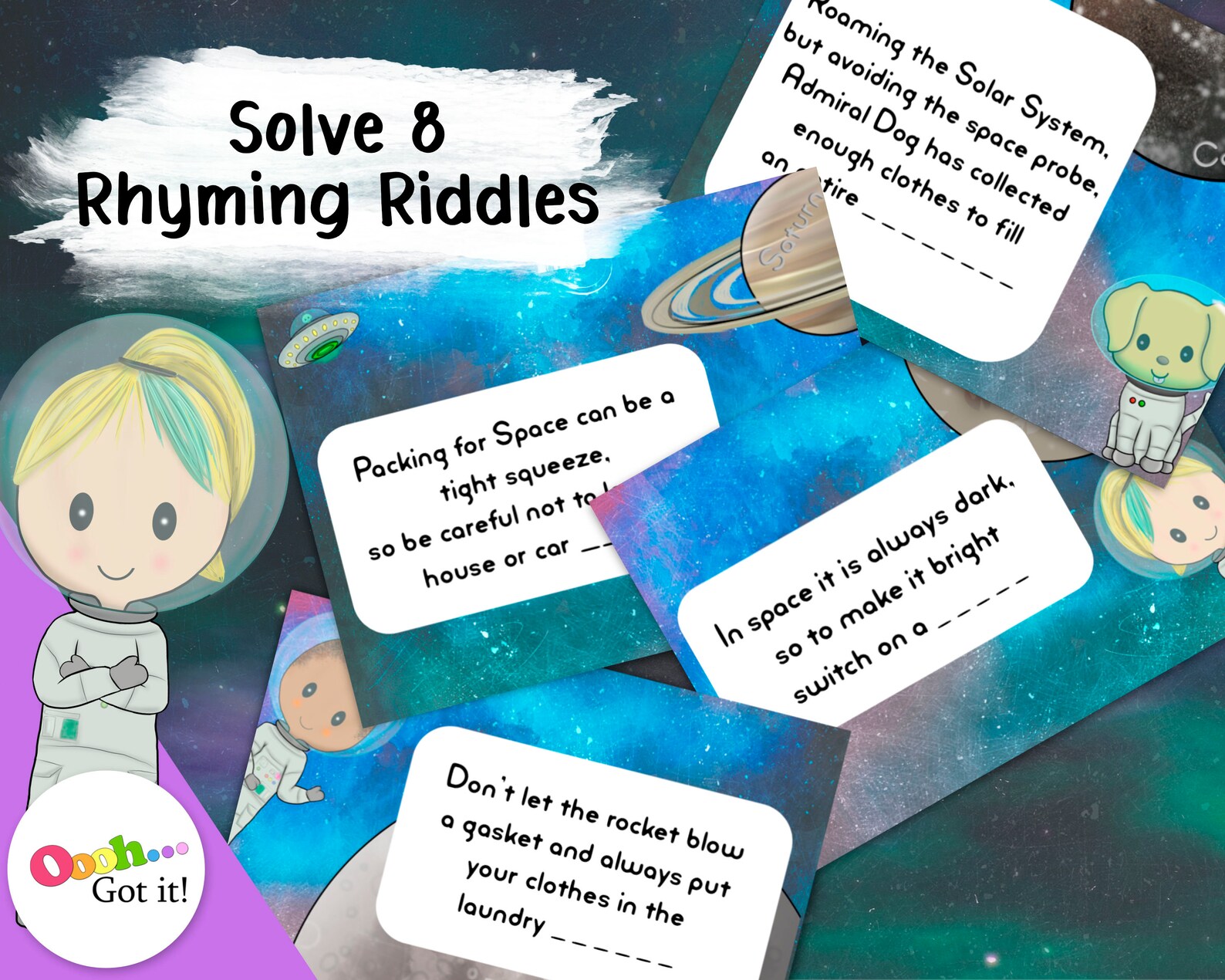 Space Treasure Hunt a Indoor Printable Family Adventure - Etsy UK