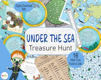 Aquarium Scavenger Hunt Scavenger Hunt Kids Ocean - Etsy