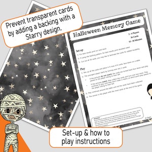Halloween Memory Cards, a Printable Picture-matching Game for Toddlers ...