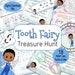 Tooth Fairy Treasure Hunt for Kids, Printable Scavenger Hunt Clues ...
