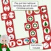 Christmas Dominoes, a Printable Game for Christmas Eve, Xmas Party or ...
