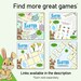 Easter Bingo, a Printable Kids Game for a Easter Party, 30 Easter Egg ...
