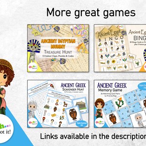 Ancient Greece Bingo a Printable Greek Party Game Fun Family - Etsy UK