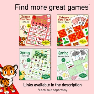 Chinese Zodiac Scavenger Hunt, a Printable Animal Picture Matching Game ...