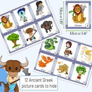 Greek Mythology Scavenger Hunt, a Printable Ancient Greece Picture Game ...