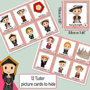 The Tudors Picture Scavenger Hunt, a Printable British History Family ...