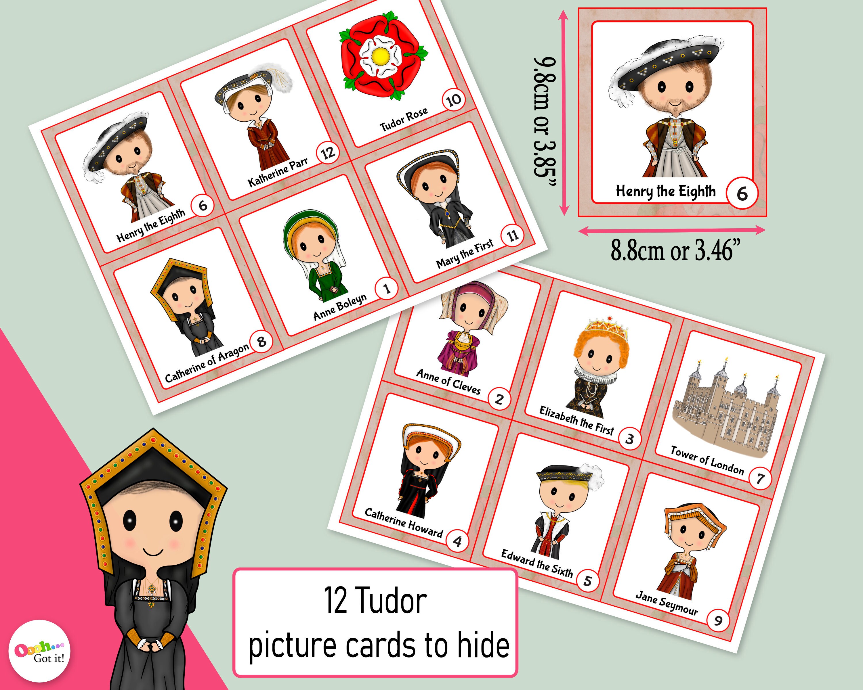 The Tudors Picture Scavenger Hunt, a Printable British History Family ...