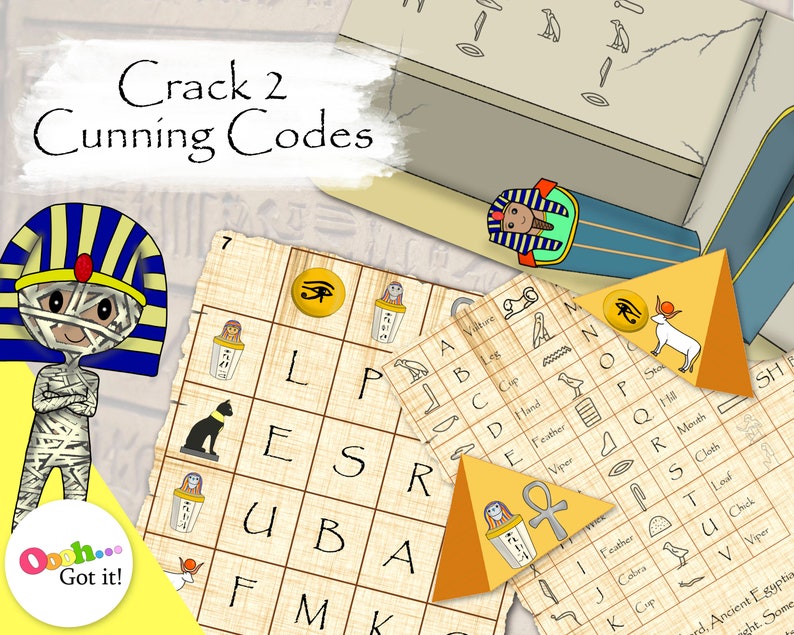 Ancient Egyptian Mummy Treasure Hunt a Indoor Printable - Etsy