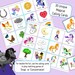 Unicorn Bingo, a Cute Printable Kawaii Unicorn Party Game, 30 Bingo ...